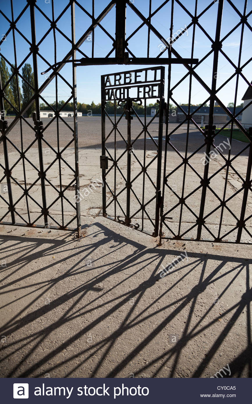 Dachau Concentration Camp Gate Stock Photos & Dachau Concentration Camp ...