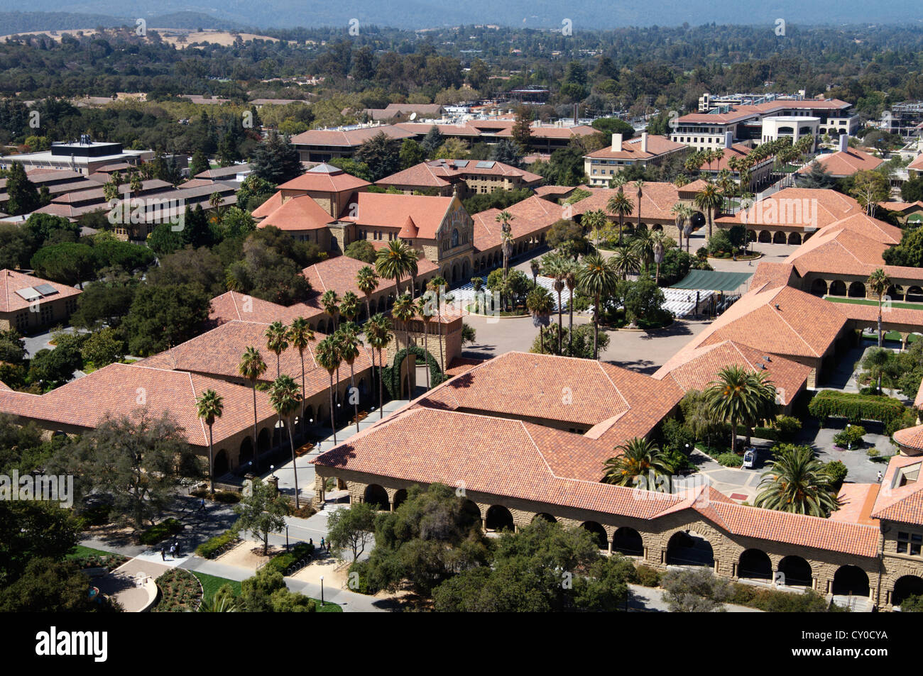 Stanford university aerial hi-res stock photography and images - Alamy