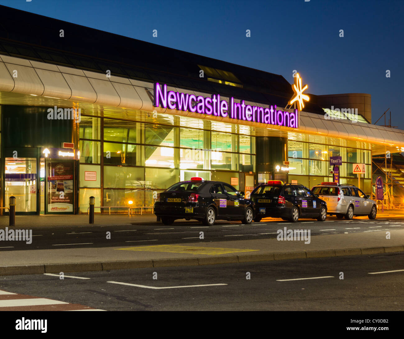 Newcastle Airport Newcastle Upon Tyne High Resolution Stock Photography ...