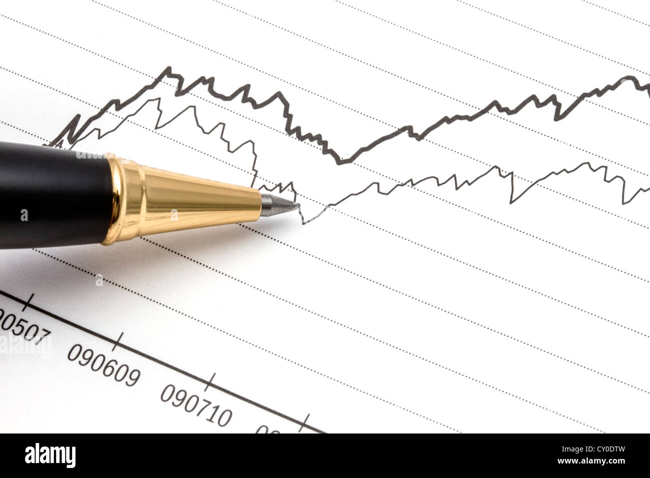 Stock chart diagram hi-res stock photography and images - Alamy