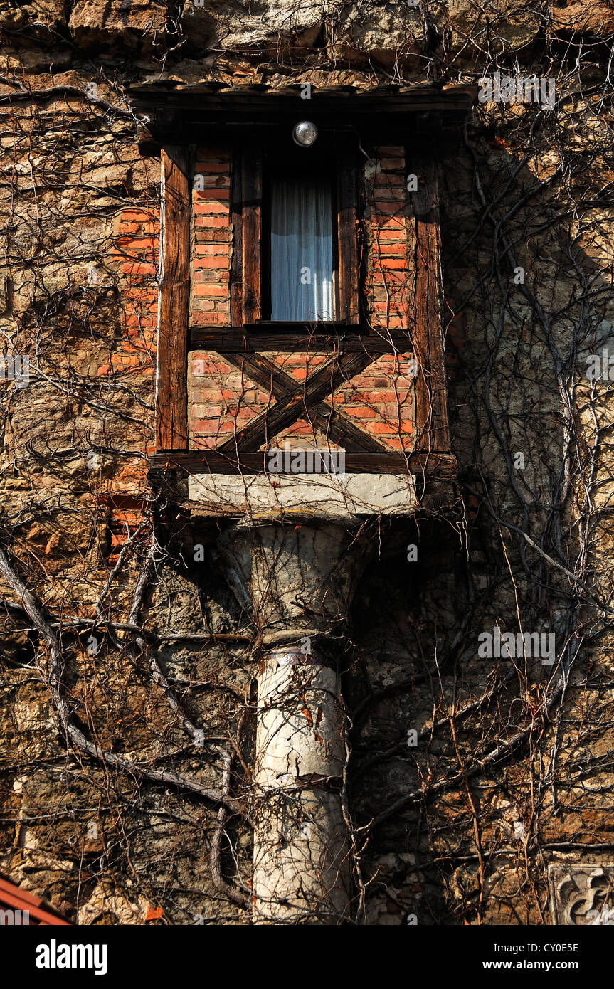 Old outhouse in the inner courtyard of Burgthann castle ruin ...