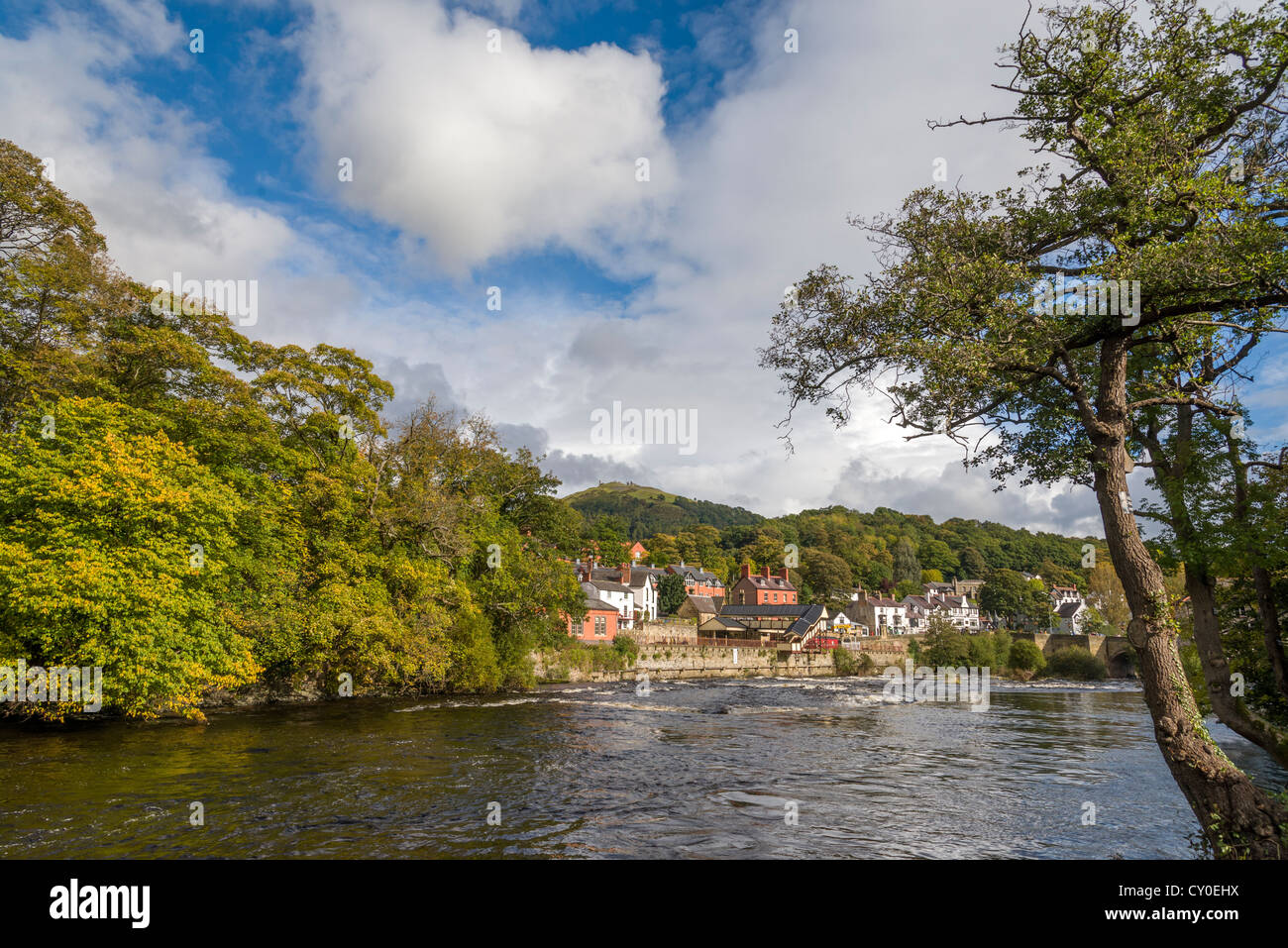 The river Dee at Llangollen in North Wales Stock Photo - Alamy