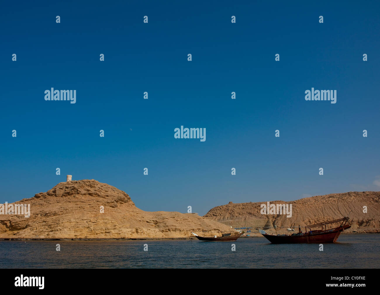 Prospect Of Sur Port In Oman Stock Photo - Alamy