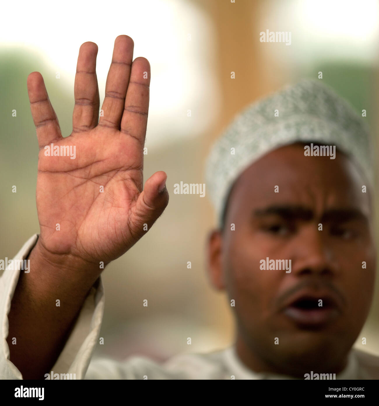 Man waving hand High Resolution Stock Photography and Images - Alamy