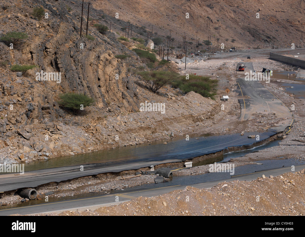 Broken highway hi-res stock photography and images - Alamy