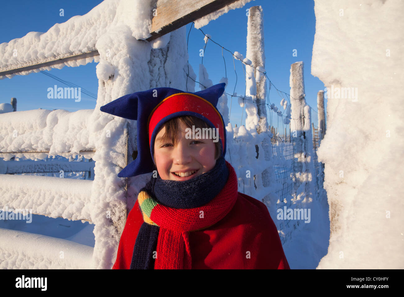Sami boy in lapland finland hi-res stock photography and images - Alamy