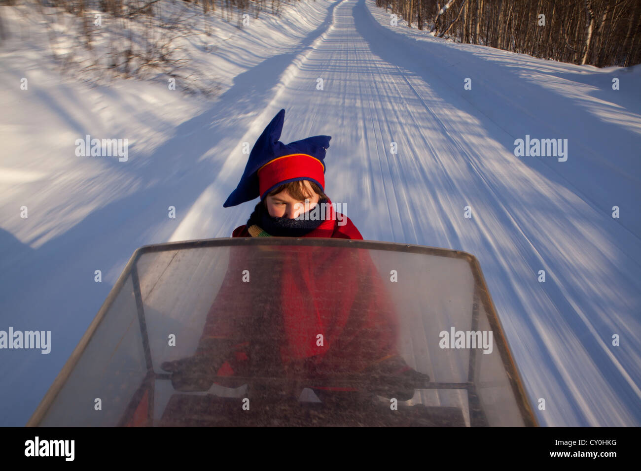 transport (sledge) in Finland Stock Photo - Alamy
