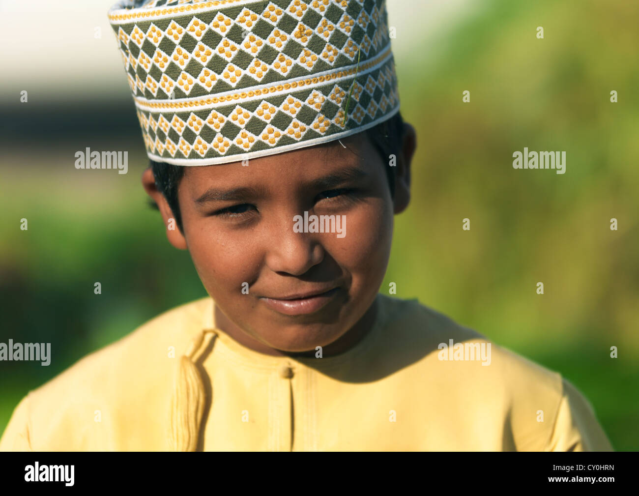 Boy With Omani Cap High Resolution Stock Photography and Images - Alamy