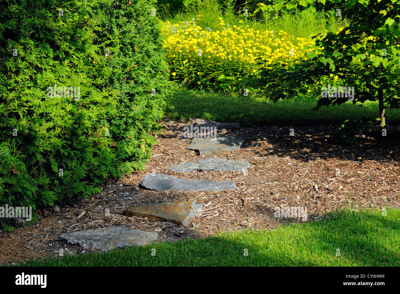 Borders of walkways hi-res stock photography and images - Alamy