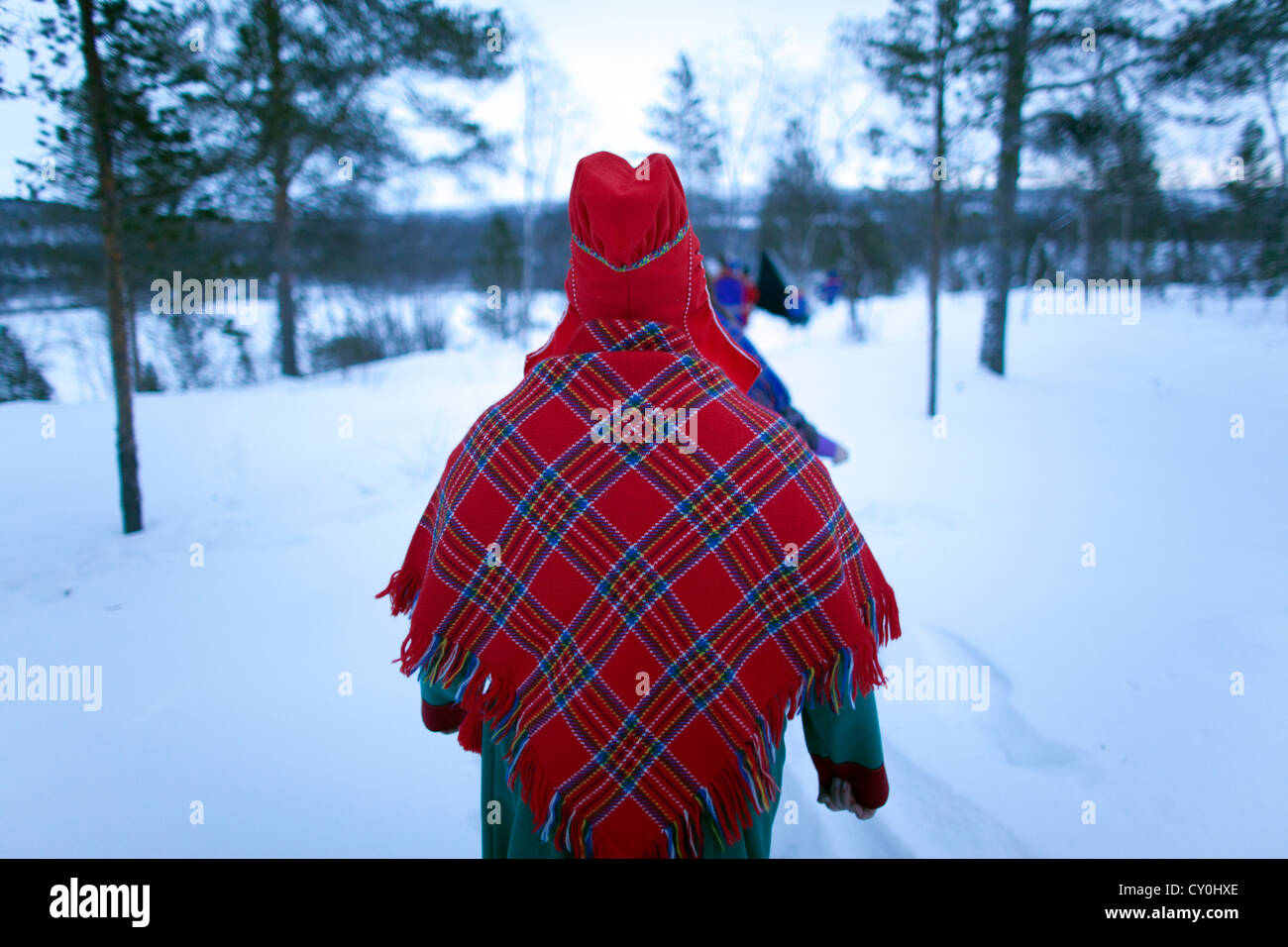 sami woman in finland Stock Photo - Alamy
