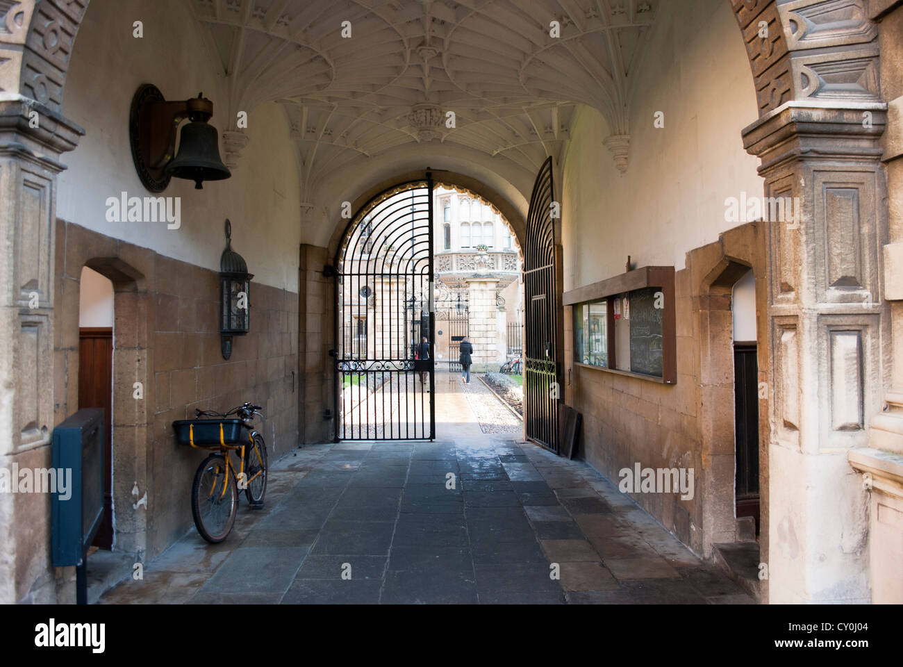 Entrance to Clare College Cambridge Stock Photo - Alamy