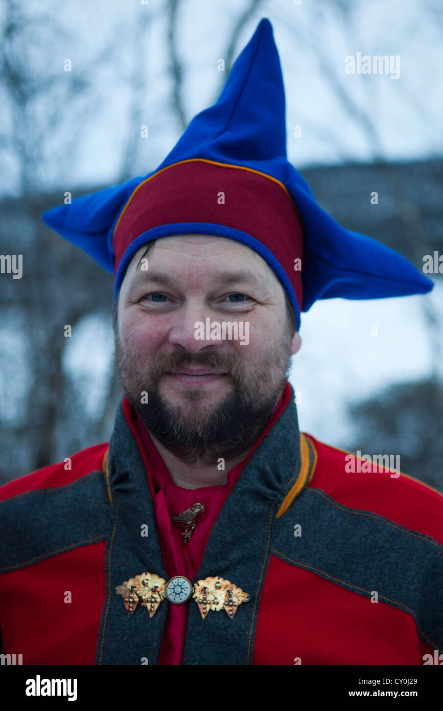 sami people in the north of Finland Stock Photo - Alamy