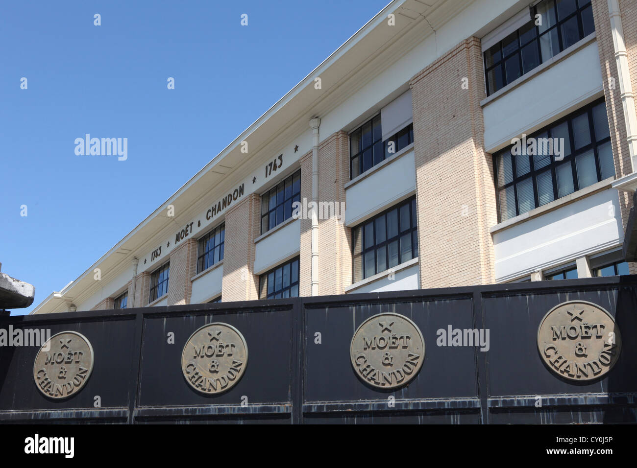 Moet&Chandon campagne house in Epernay, France Stock Photo - Alamy