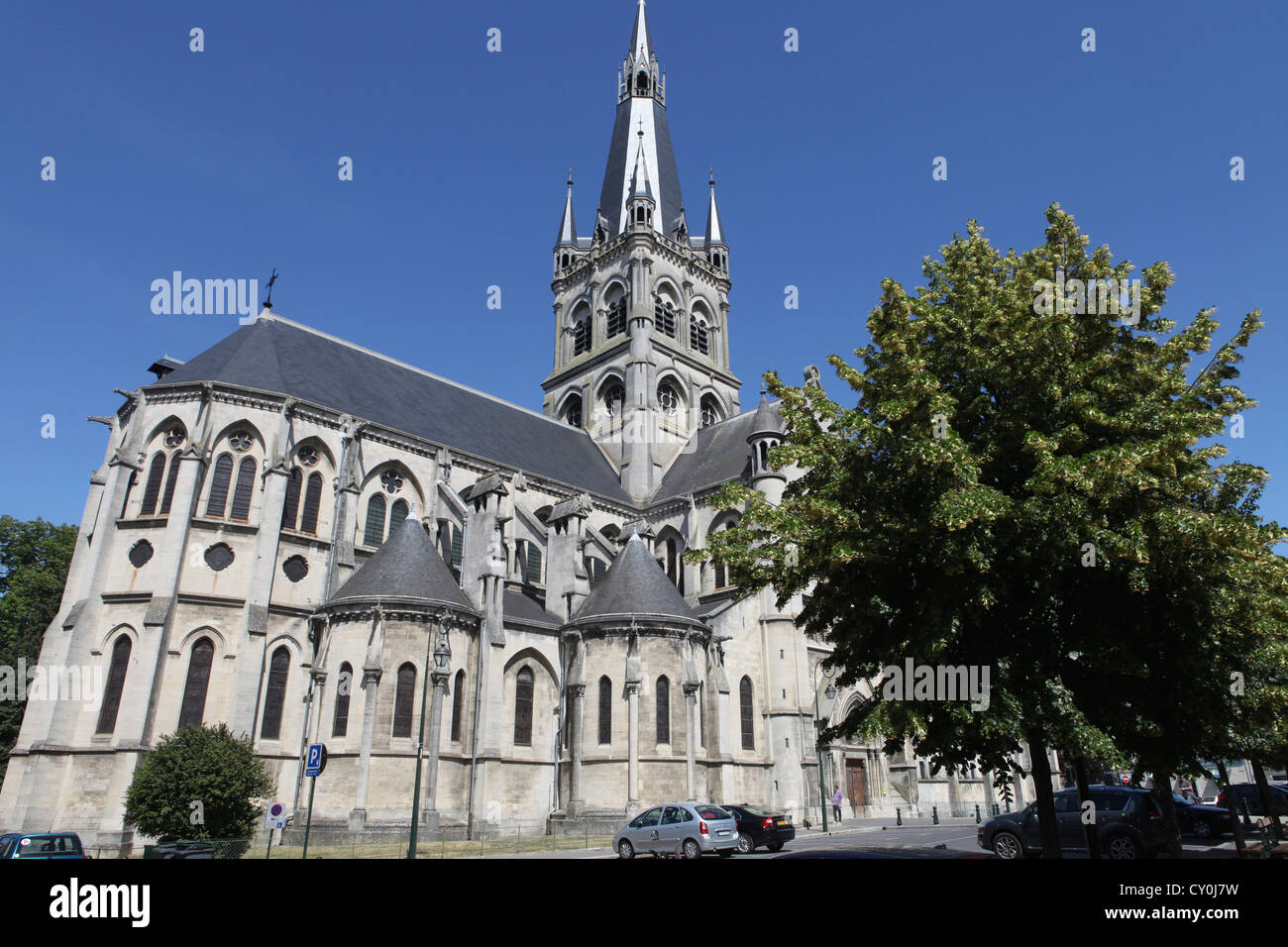 church in troyes, france Stock Photo - Alamy