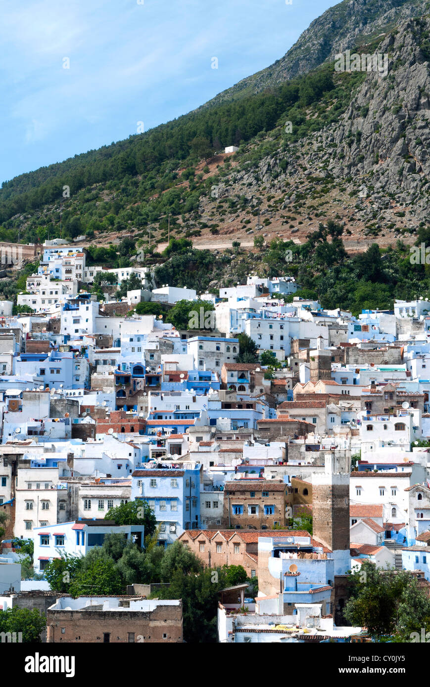 Chefchaouen view blue hi-res stock photography and images - Alamy