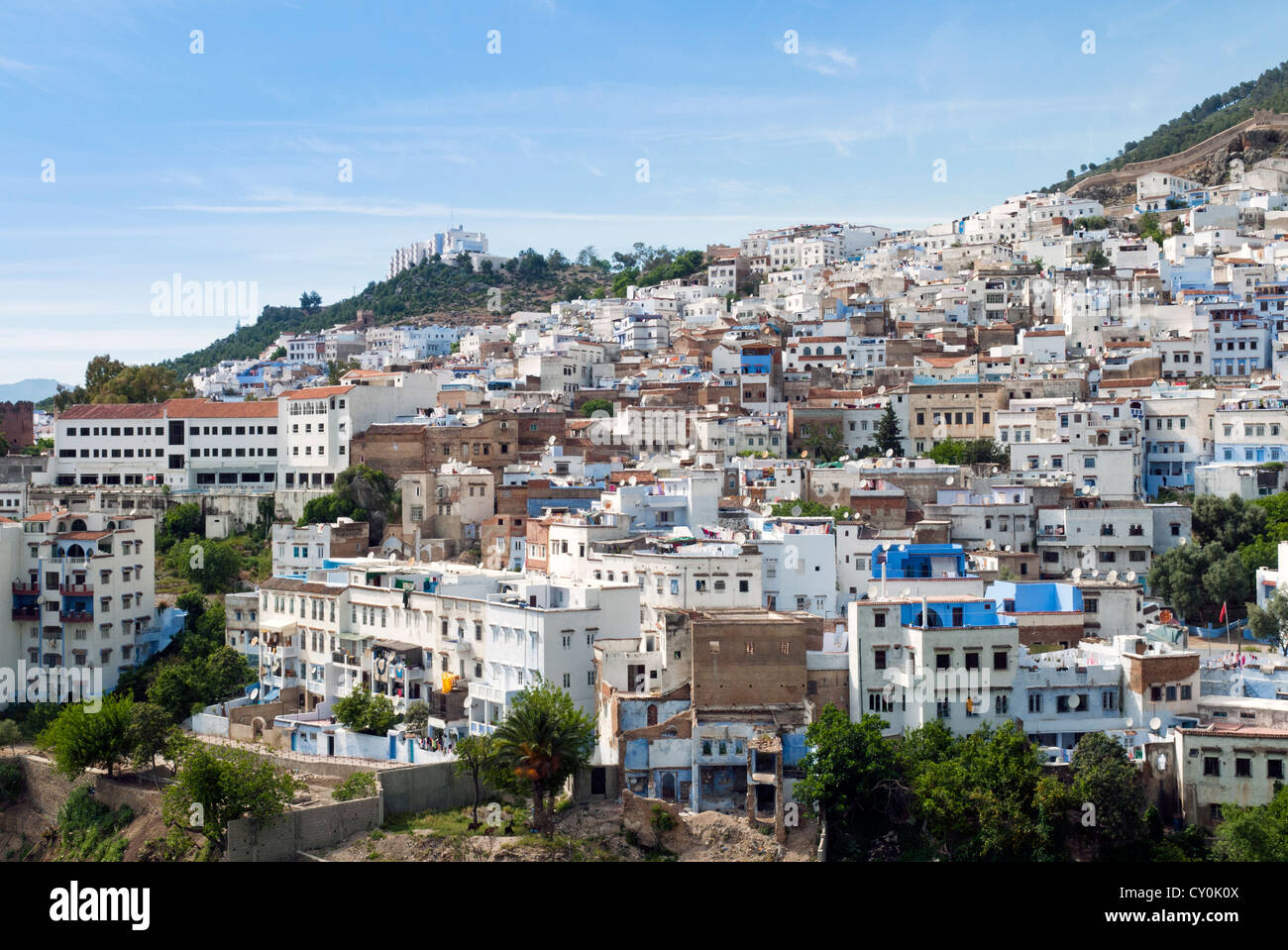Chefchaouen view blue hi-res stock photography and images - Alamy