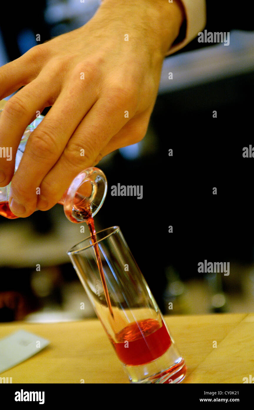 Pouring a Shot Stock Photo - Alamy