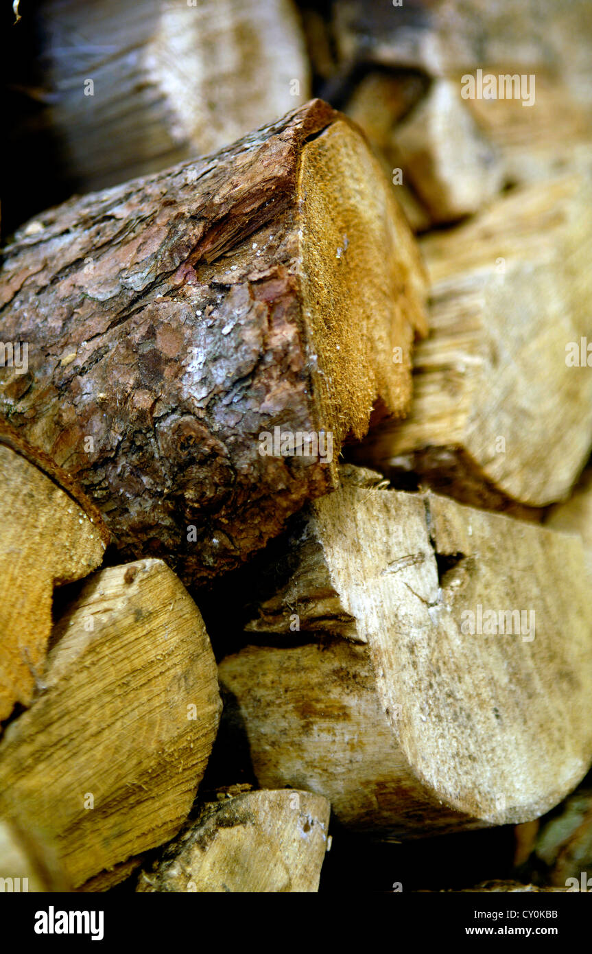 Pile of Chopped Fire Wood Stock Photo - Alamy