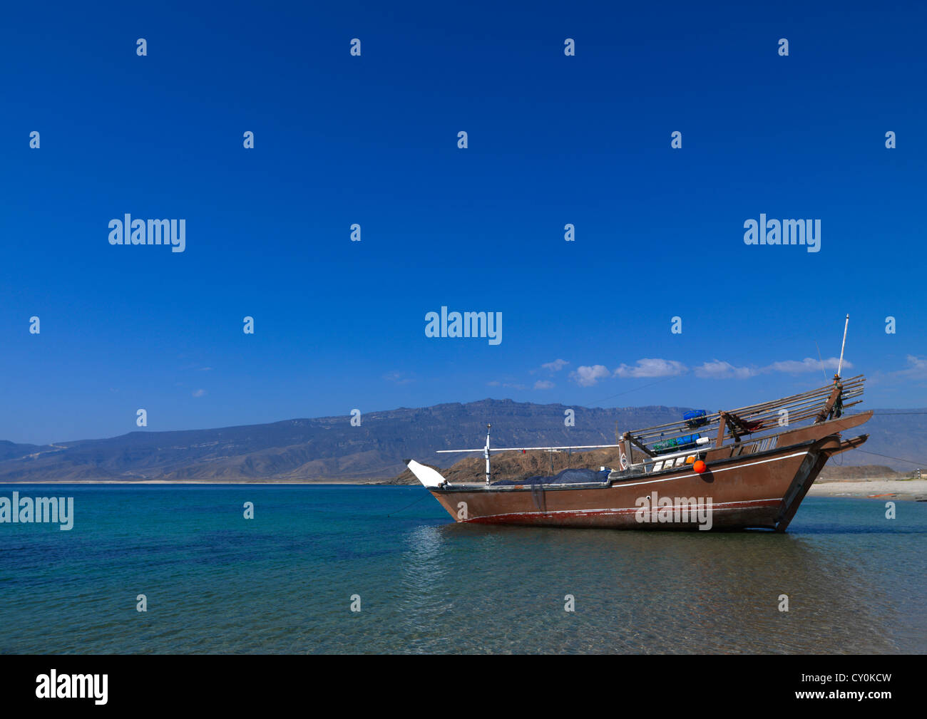 Dhow In Mirbat Port, Oman Stock Photo, Royalty Free Image: 51031705 - Alamy
