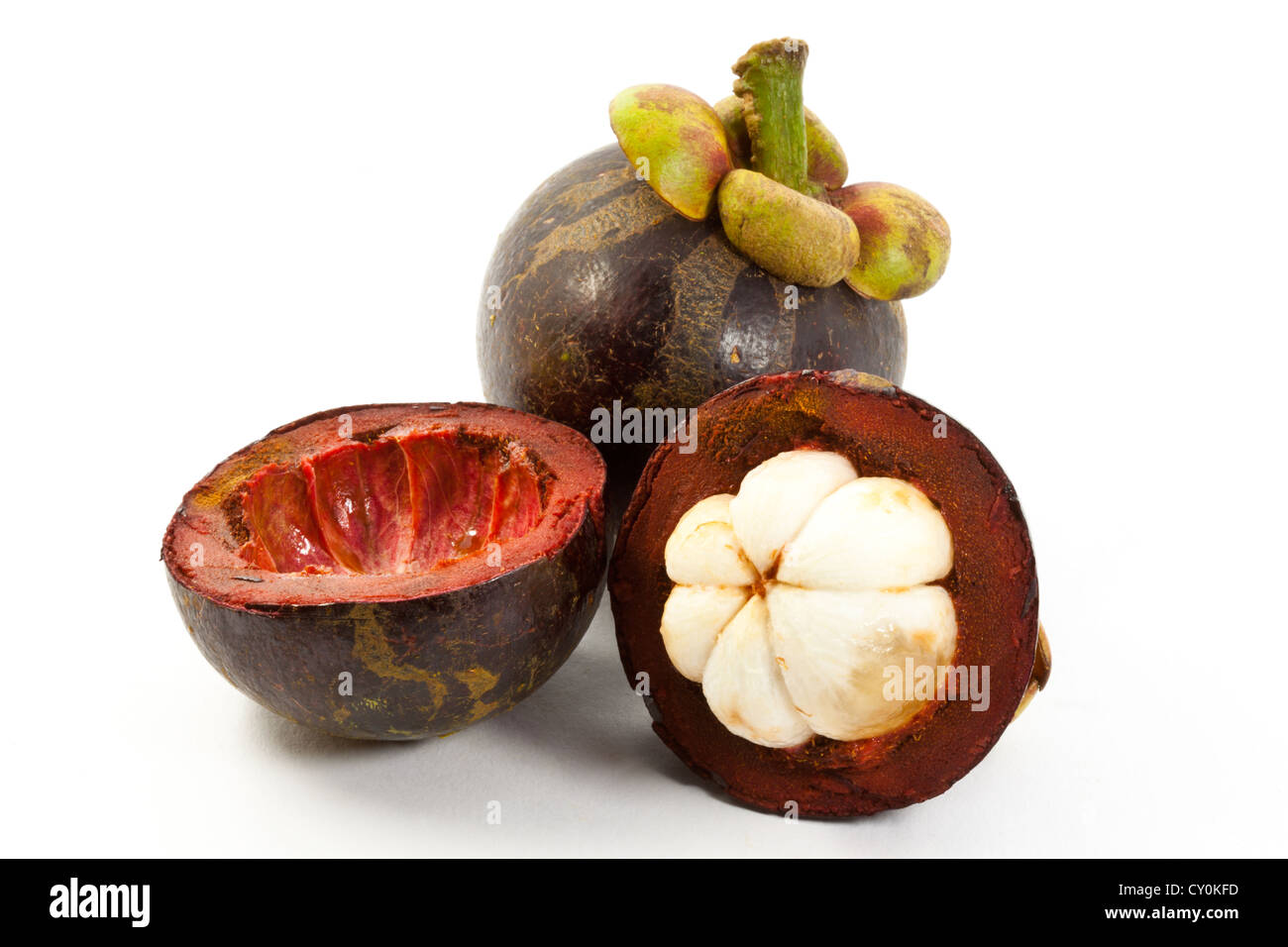 Mangosteen fruit background hi-res stock photography and images - Alamy