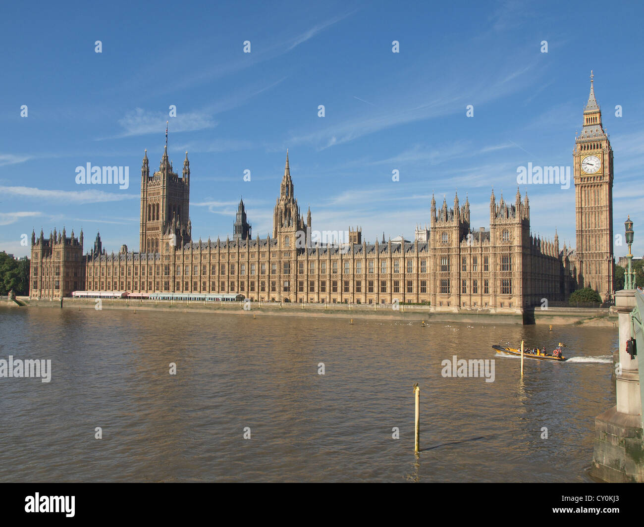 Big Ben and the Houses of Parliament, Westminster Palace, London Stock ...