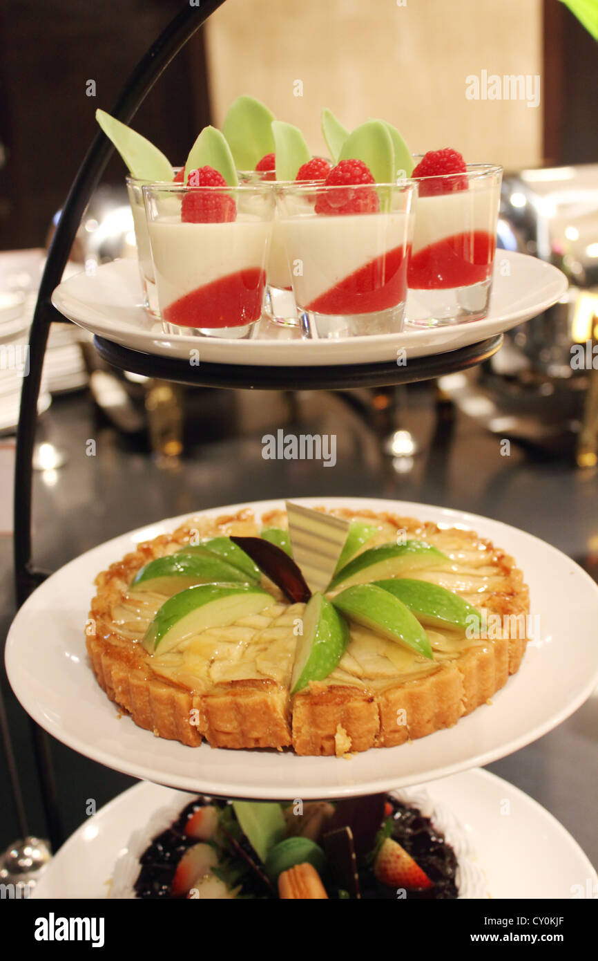 arrangement banquet banquette berry buffet cake Stock Photo - Alamy
