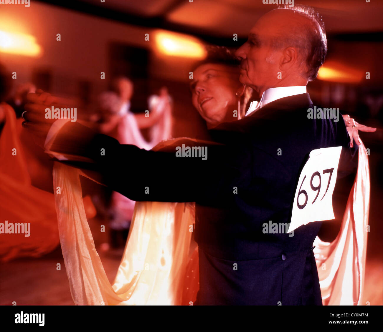 Pair Ballroom Dancing Stock Photo - Alamy