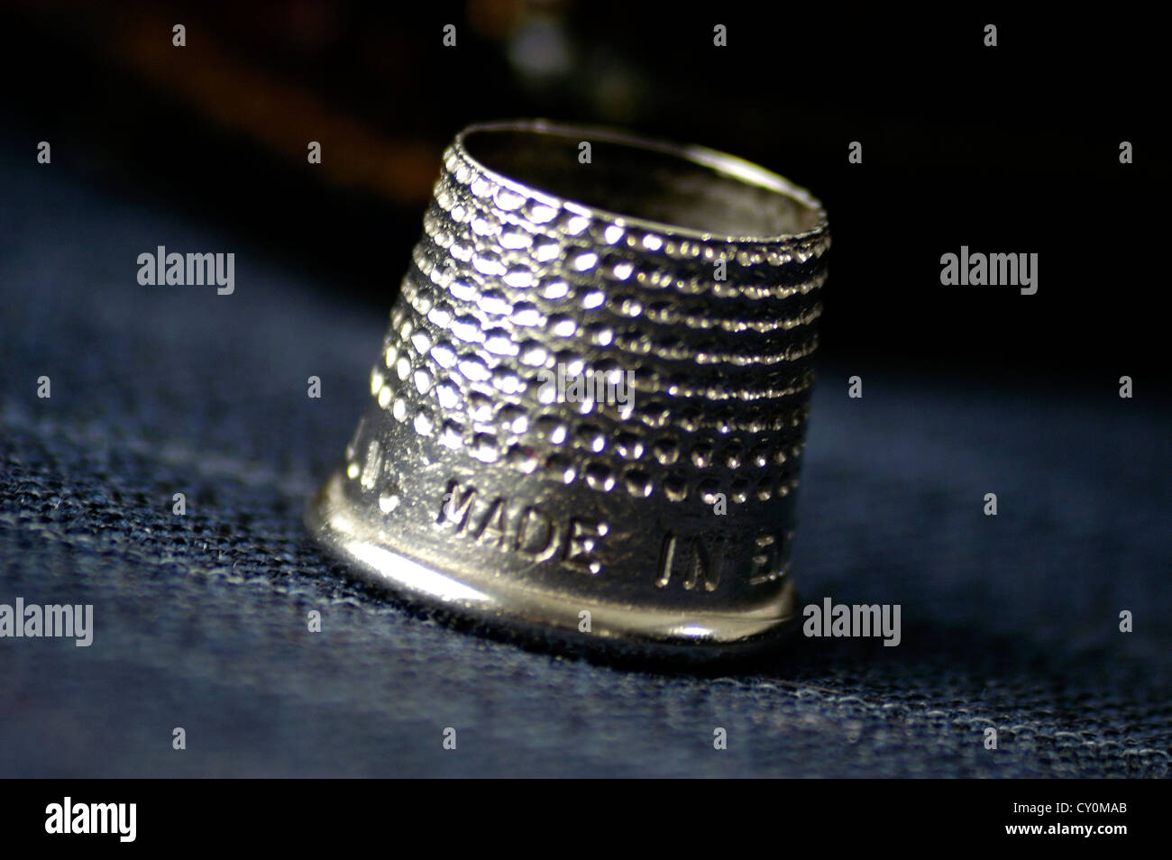 Silver thimble hi-res stock photography and images - Alamy