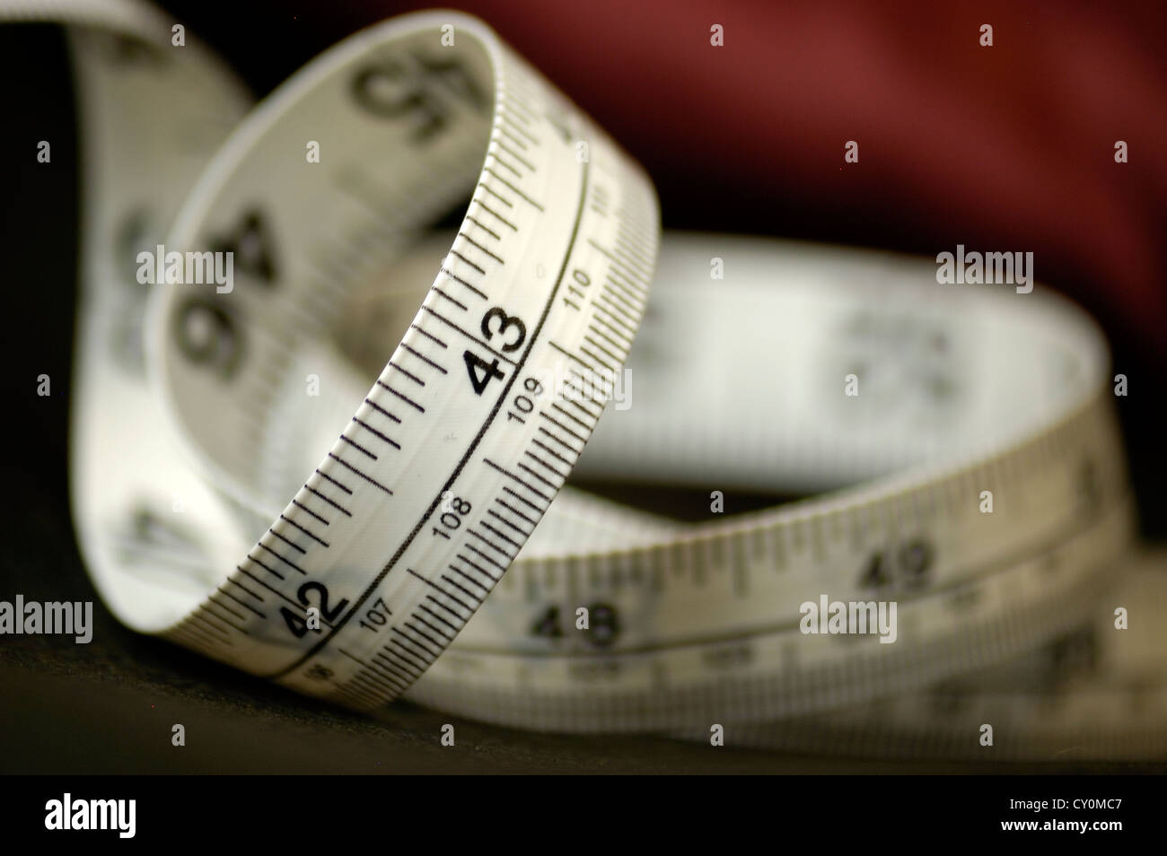 Close Up of Tape Measure Stock Photo - Alamy