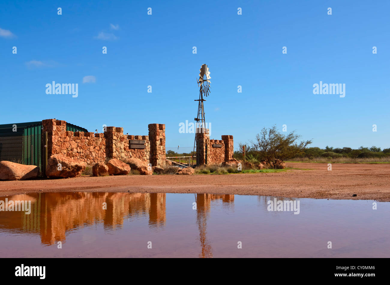 Windmill australia outback hi-res stock photography and images - Alamy