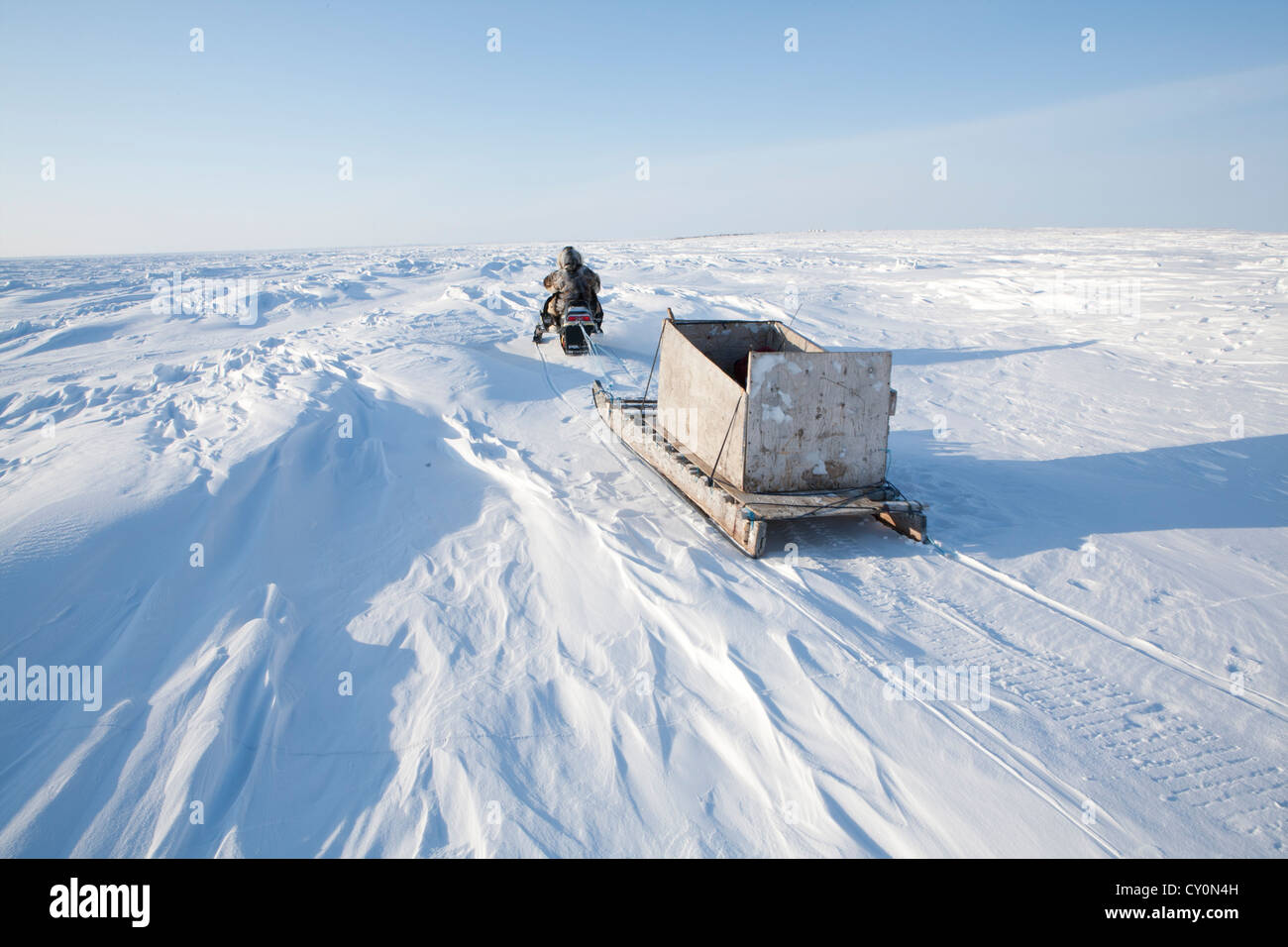 Inuit snow mobile hi-res stock photography and images - Alamy