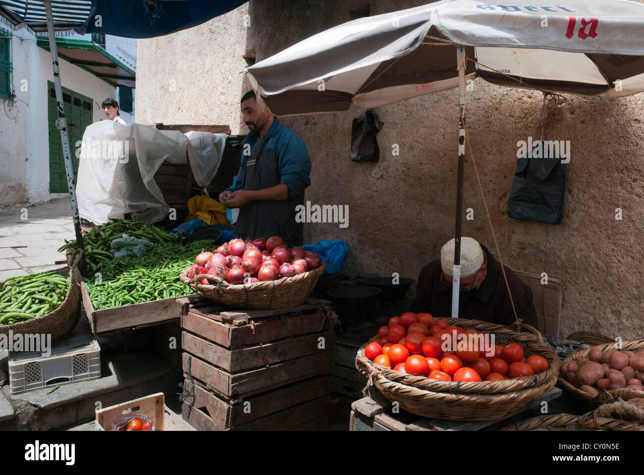 Street market, Medina, Tetouan, UNESCO World Heritage Site, Morocco ...