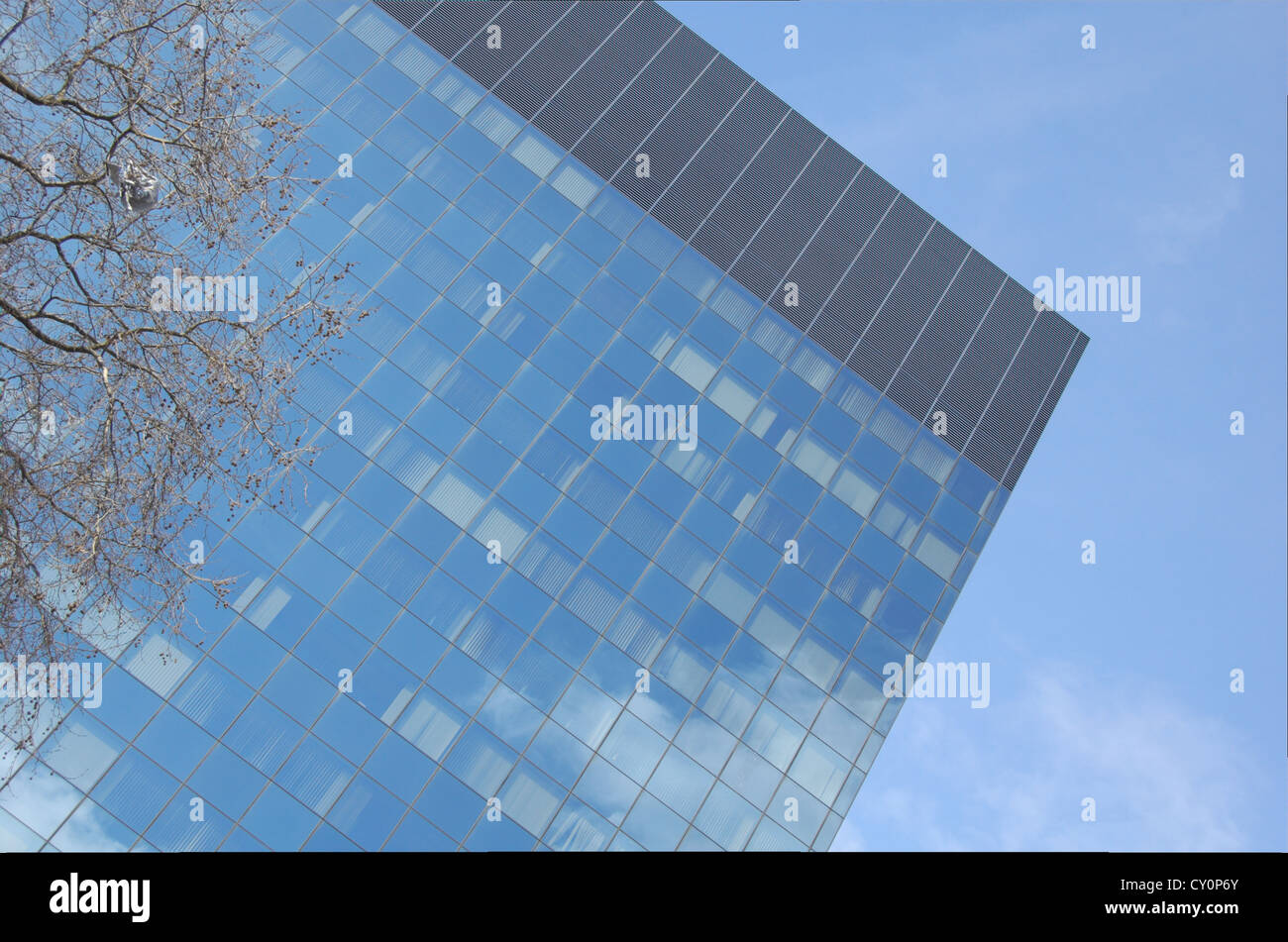 Glass facade of a modern office building Stock Photo - Alamy