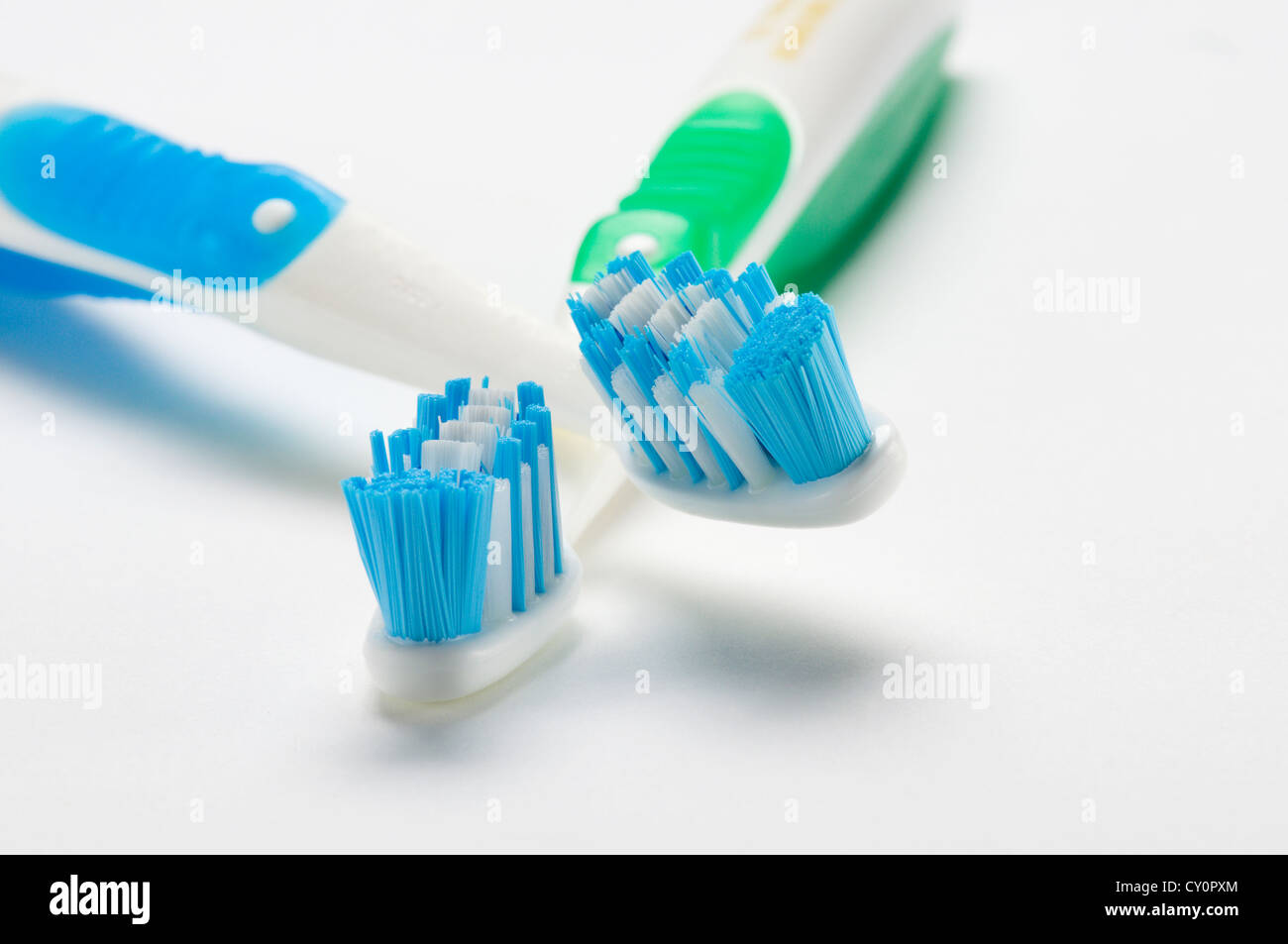 Pair of Toothbrushes Stock Photo - Alamy