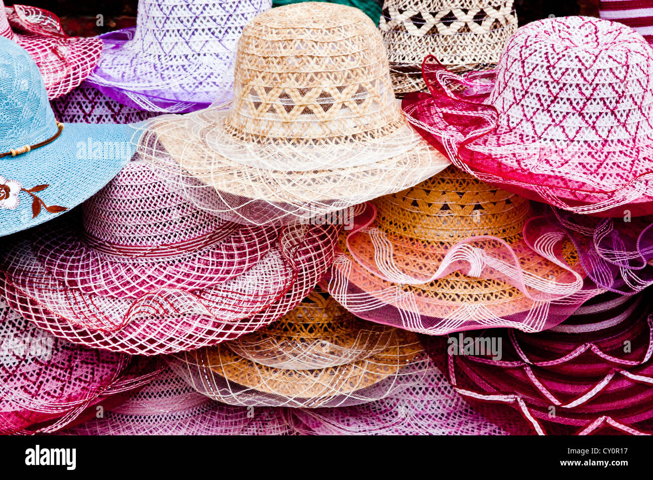 Round hats hi-res stock photography and images - Alamy
