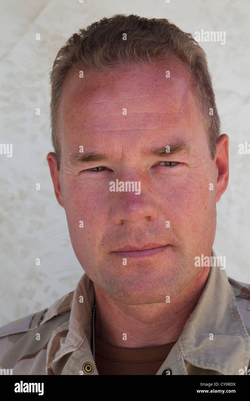 col. Ron Smits, commander dutch military, kunduz, Afghanistan Stock ...