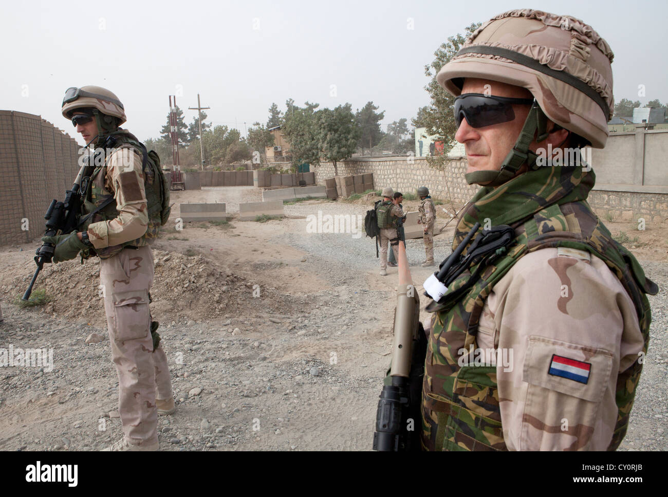 Dutch military on patrol in Kunduz, Afghanistan Stock Photo - Alamy