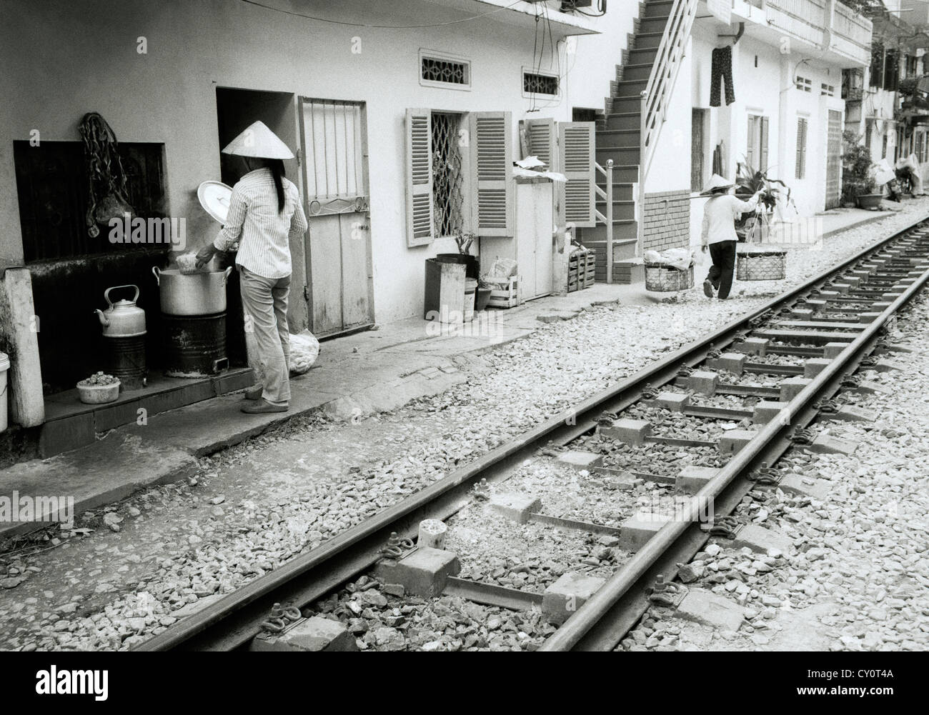 Vietnam poverty black and white hi-res stock photography and images - Alamy