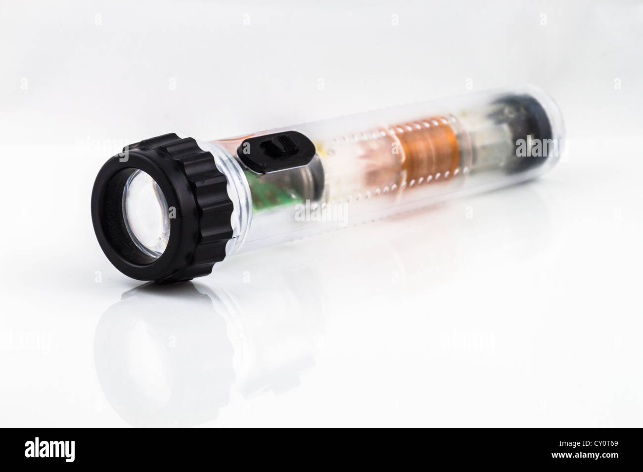 Shaking translucent flashlight Stock Photo - Alamy
