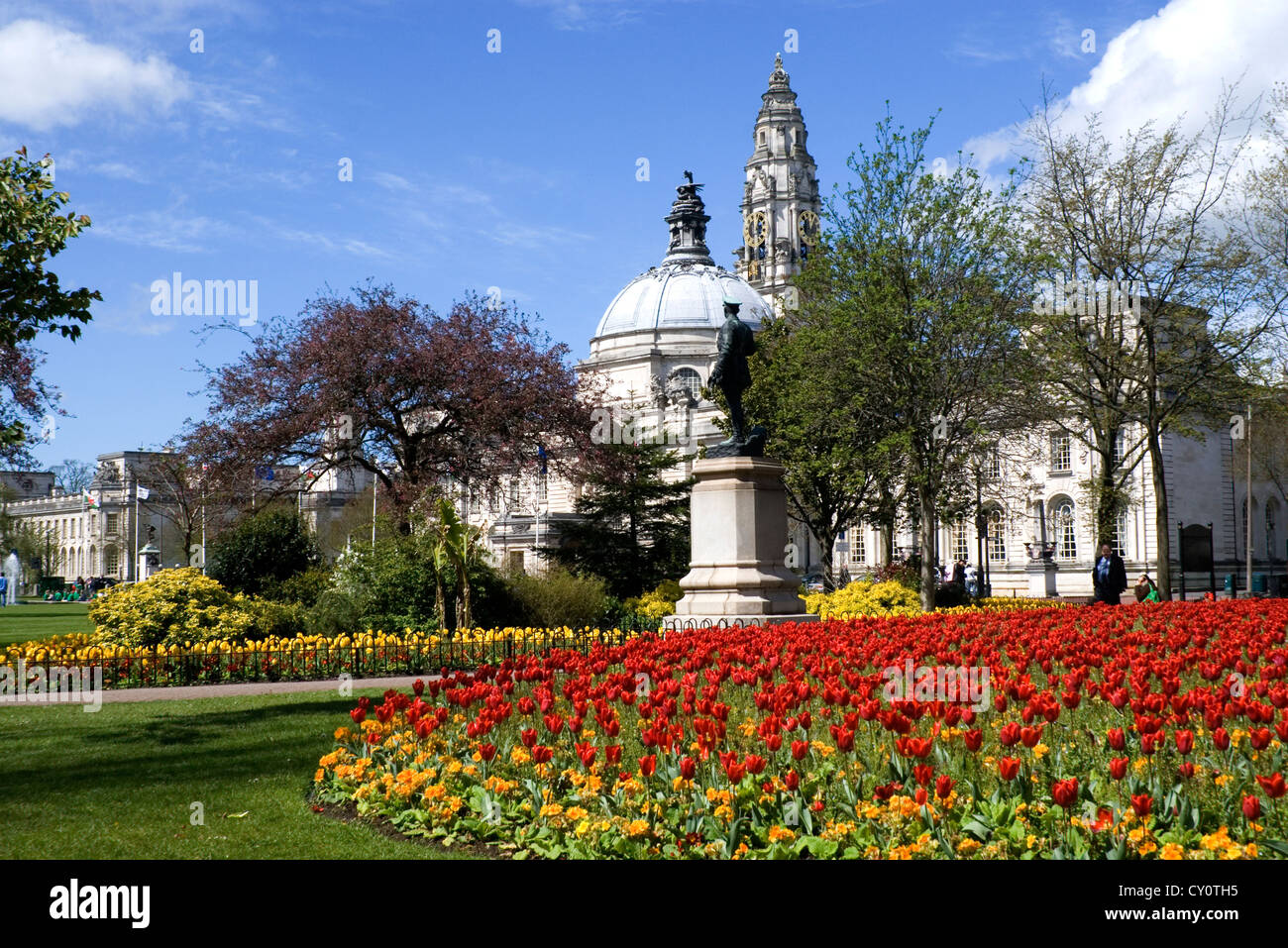 Cardiff civic centre center hi-res stock photography and images - Alamy