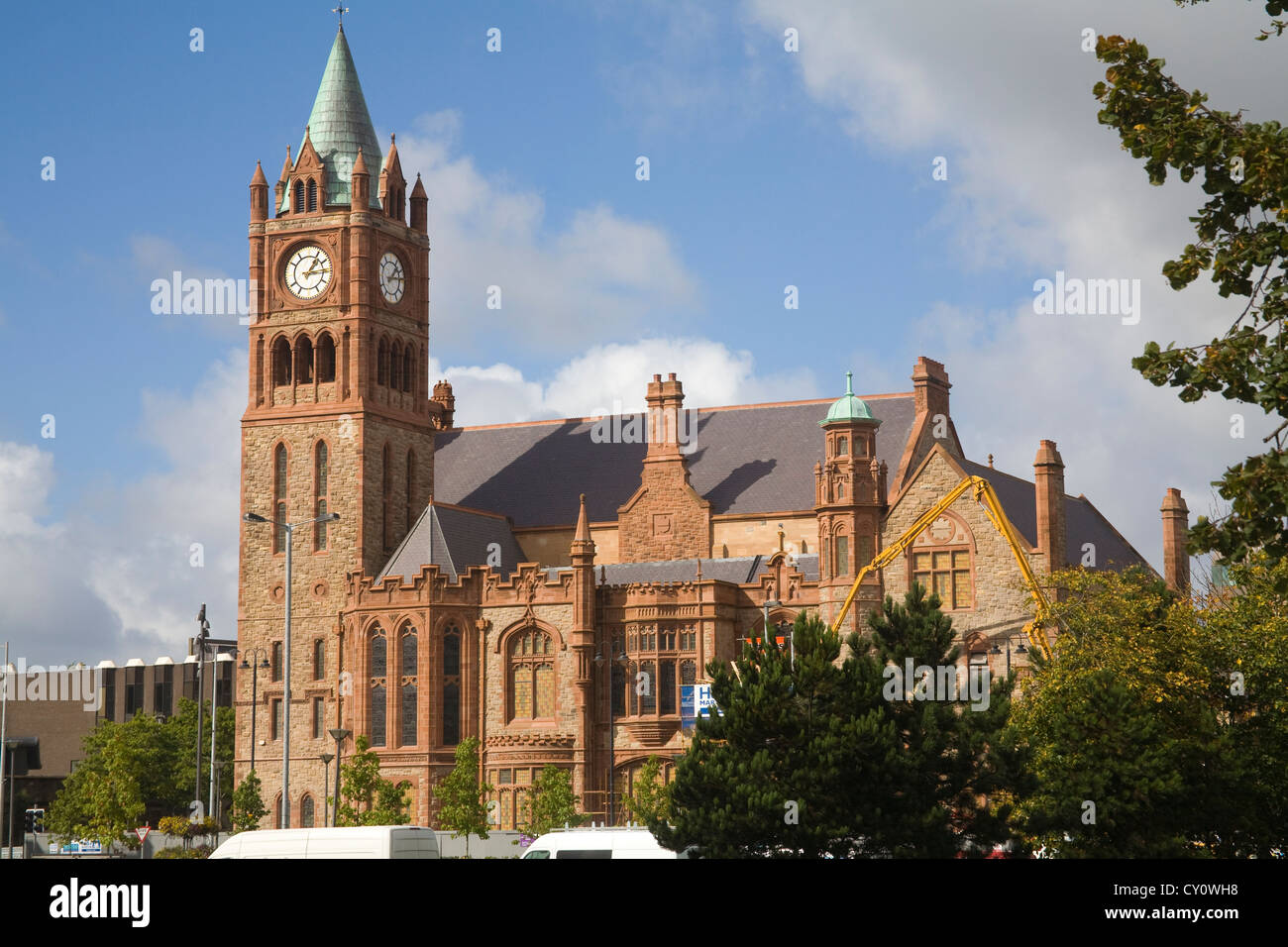 Derry city guildhall built 1890 hi-res stock photography and images - Alamy