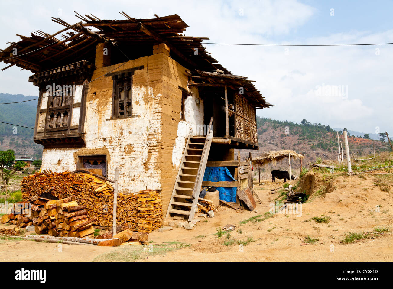 House for farmer Stock Photo - Alamy