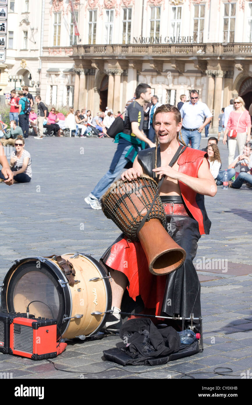 Musicians Street Performers in Traditional Dress on the streets of ...