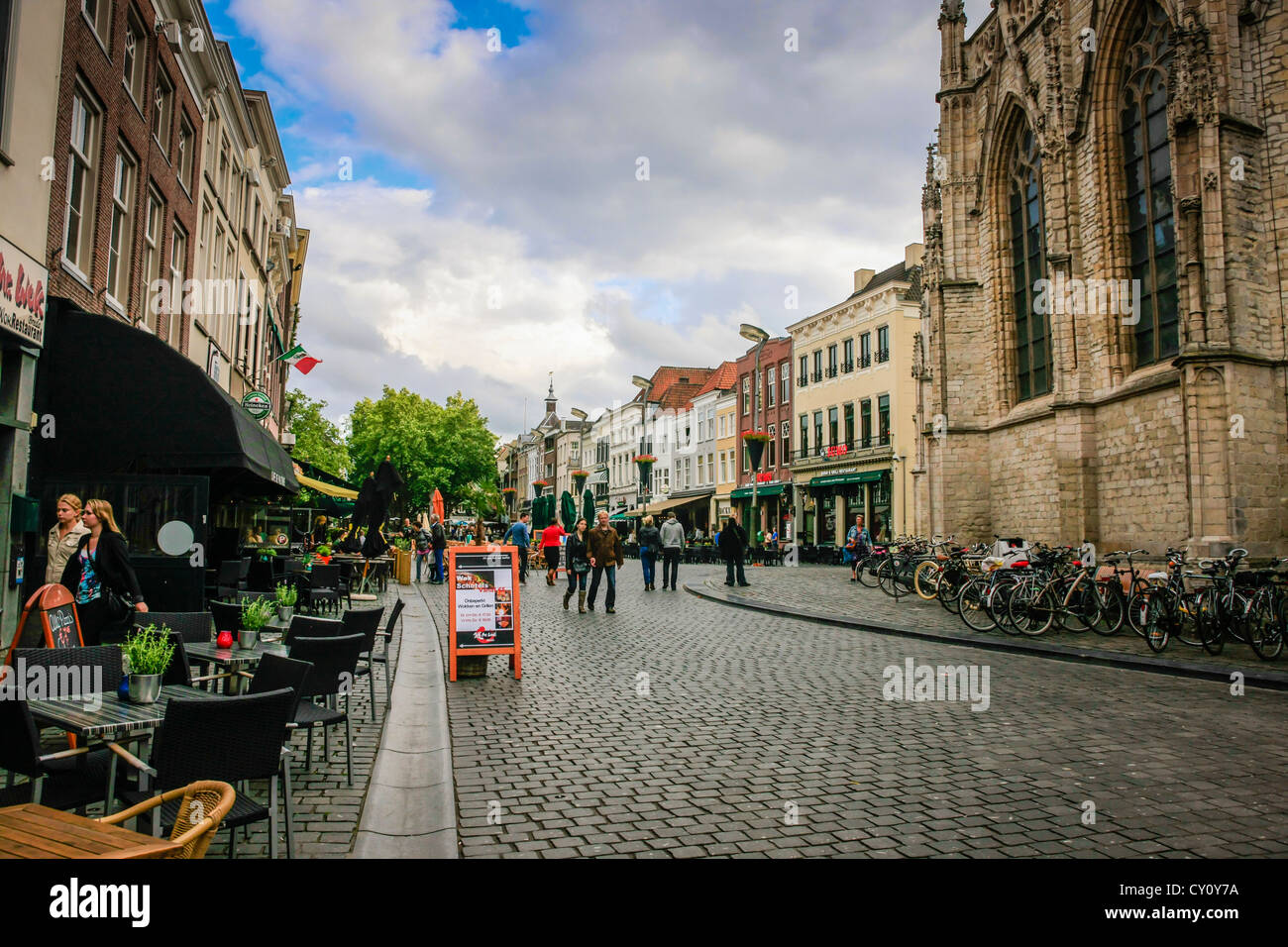 The Grote Markt Breda town Centre Holland Stock Photo - Alamy