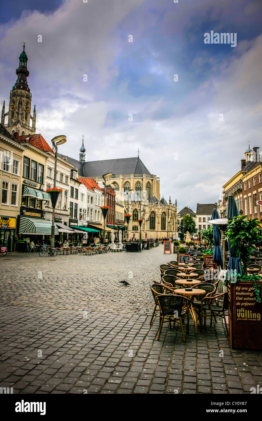 The Grote Markt Breda City Centre Holland Stock Photo - Alamy