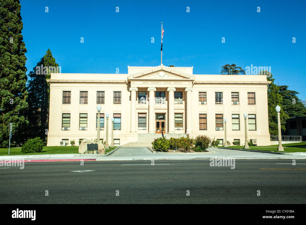The Inyo County Courthouse in Independence California Stock Photo - Alamy