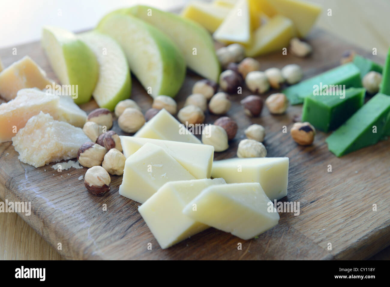 Green apples nuts hi-res stock photography and images - Alamy