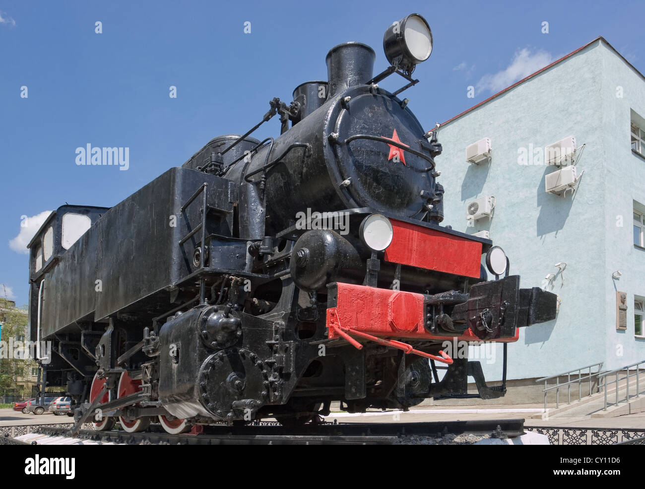 Ancient steam locomotive Stock Photo - Alamy