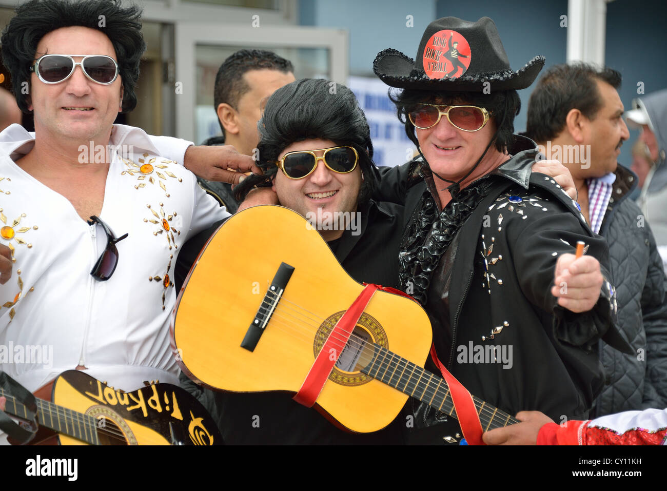 Elvis weekend at Porthcawl 2012 Stock Photo - Alamy