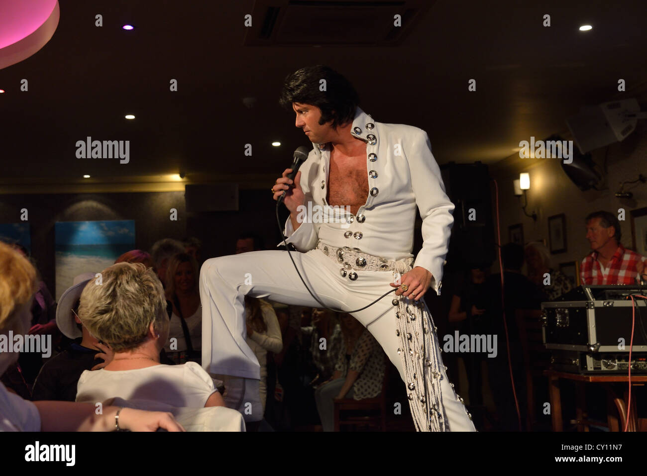Elvis weekend at Porthcawl 2012 Stock Photo - Alamy